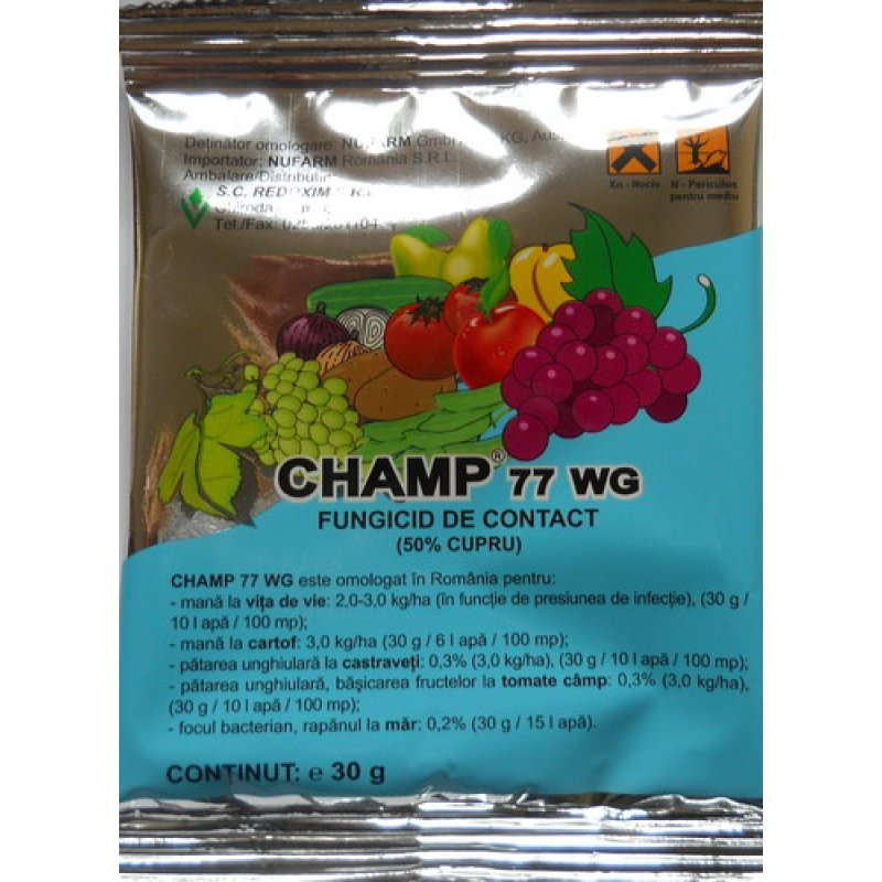Fungicide : Champ 77 WG 30 gr